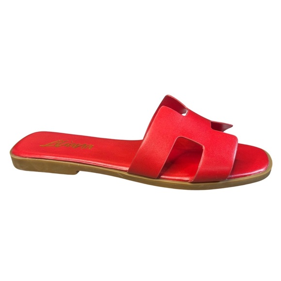 Liliana Shoes Womens Red Hband Sandals Poshmark